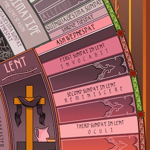 Framed Traditional Catholic Liturgical Calendar (24x36) (latin Mass) - Etsy