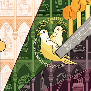 Framed Traditional Catholic Liturgical Calendar (24x36) (latin Mass) - Etsy