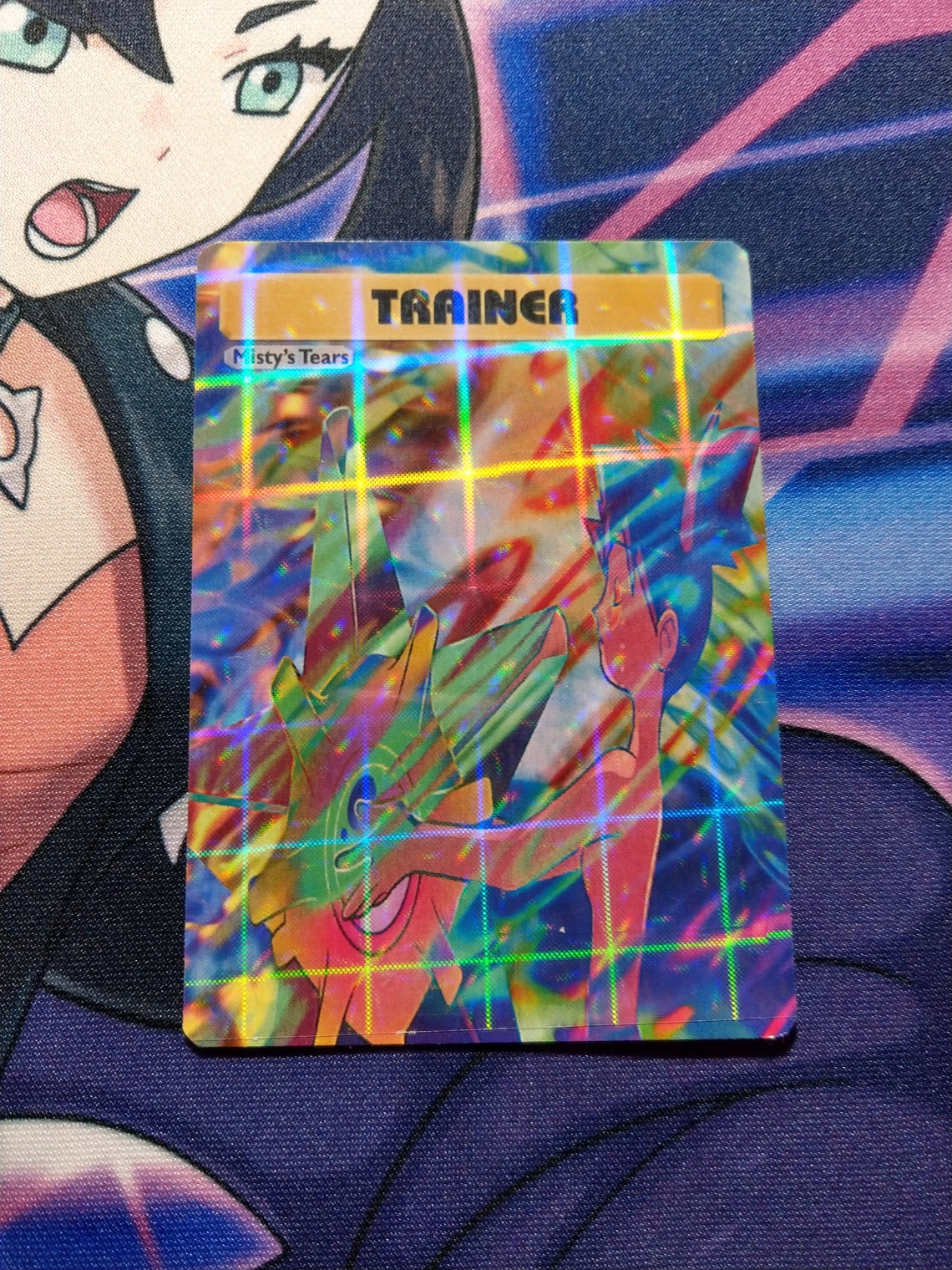 Holo Shiny Custom Pokemon Card Misty's TearV3 | Etsy Holo Shiny Custom Pokemon Card Misty's TearV3 | Etsy