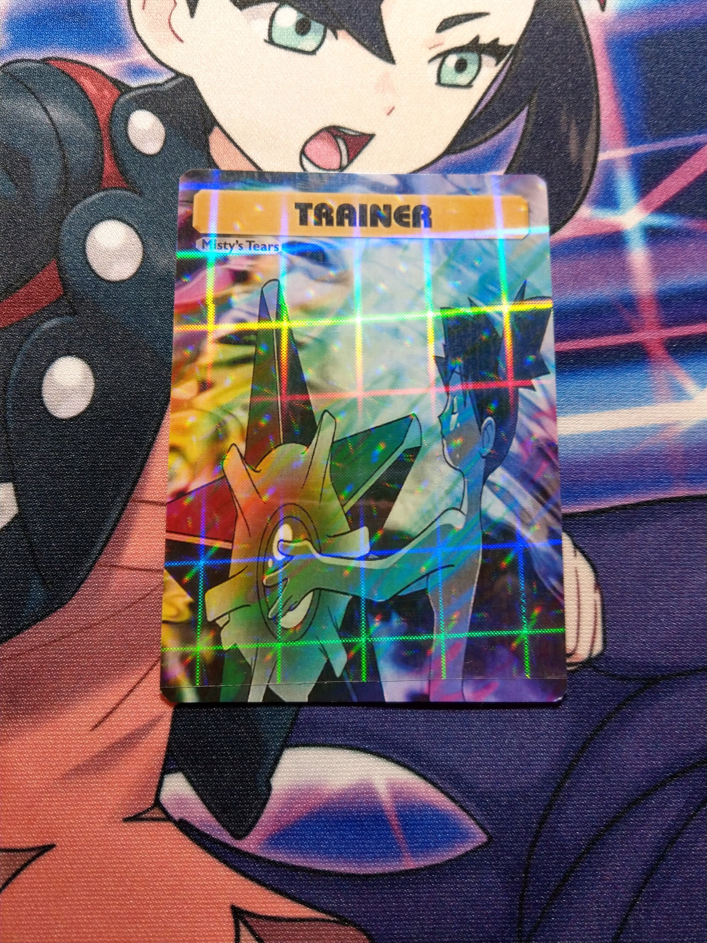 Holo Shiny Custom Pokemon Card Mistys Tear Ver 1 Etsy
