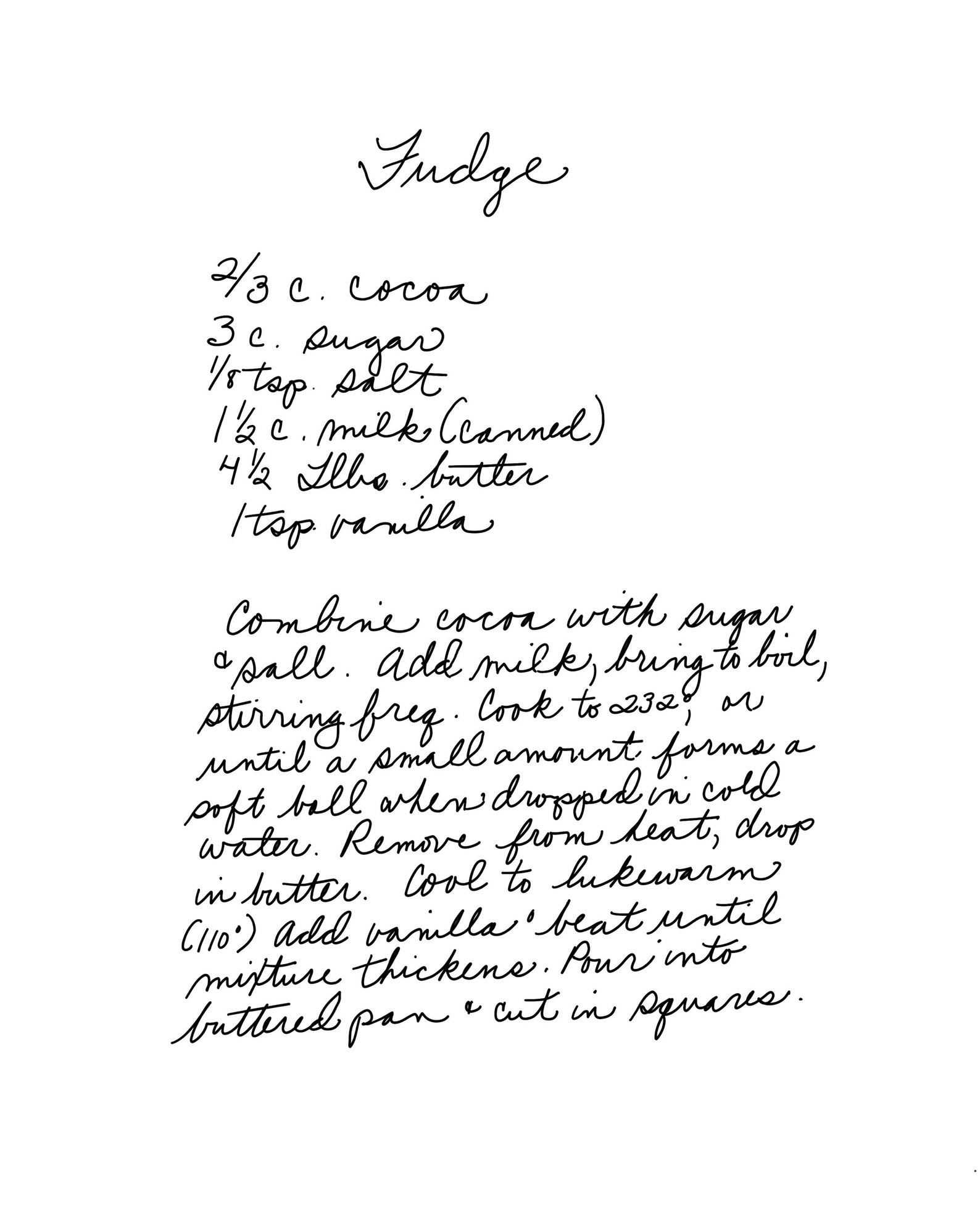 DIGITAL DOWNLOAD, Favorite Hand-written Re-creations, Recipe Card, Re ...