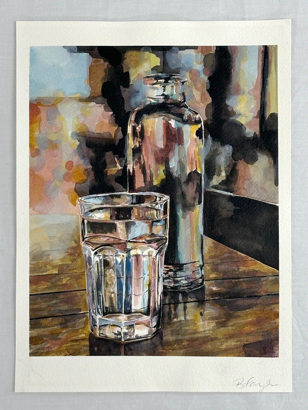 ORIGINAL, Still Life Painting, Original Painting, Glass Still Life ...