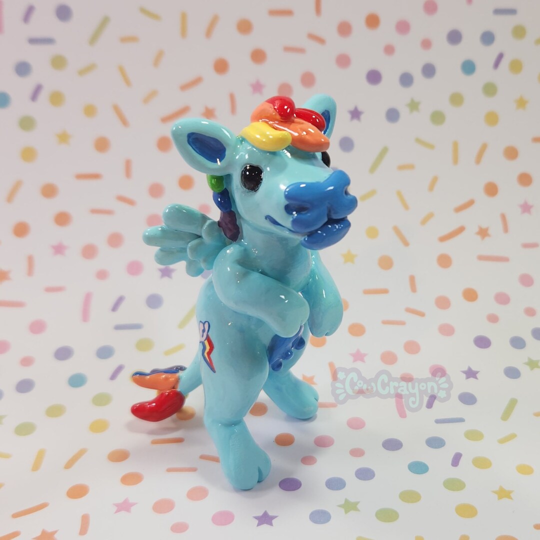 Rainbow Dash Cow / Rainbow Cow / Clown Bull / Mlp / Friendship is Magic ...