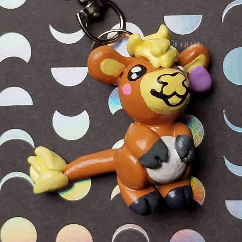 Custom Chibi Dangler Charm Animal Dangler Moving Tail - Etsy