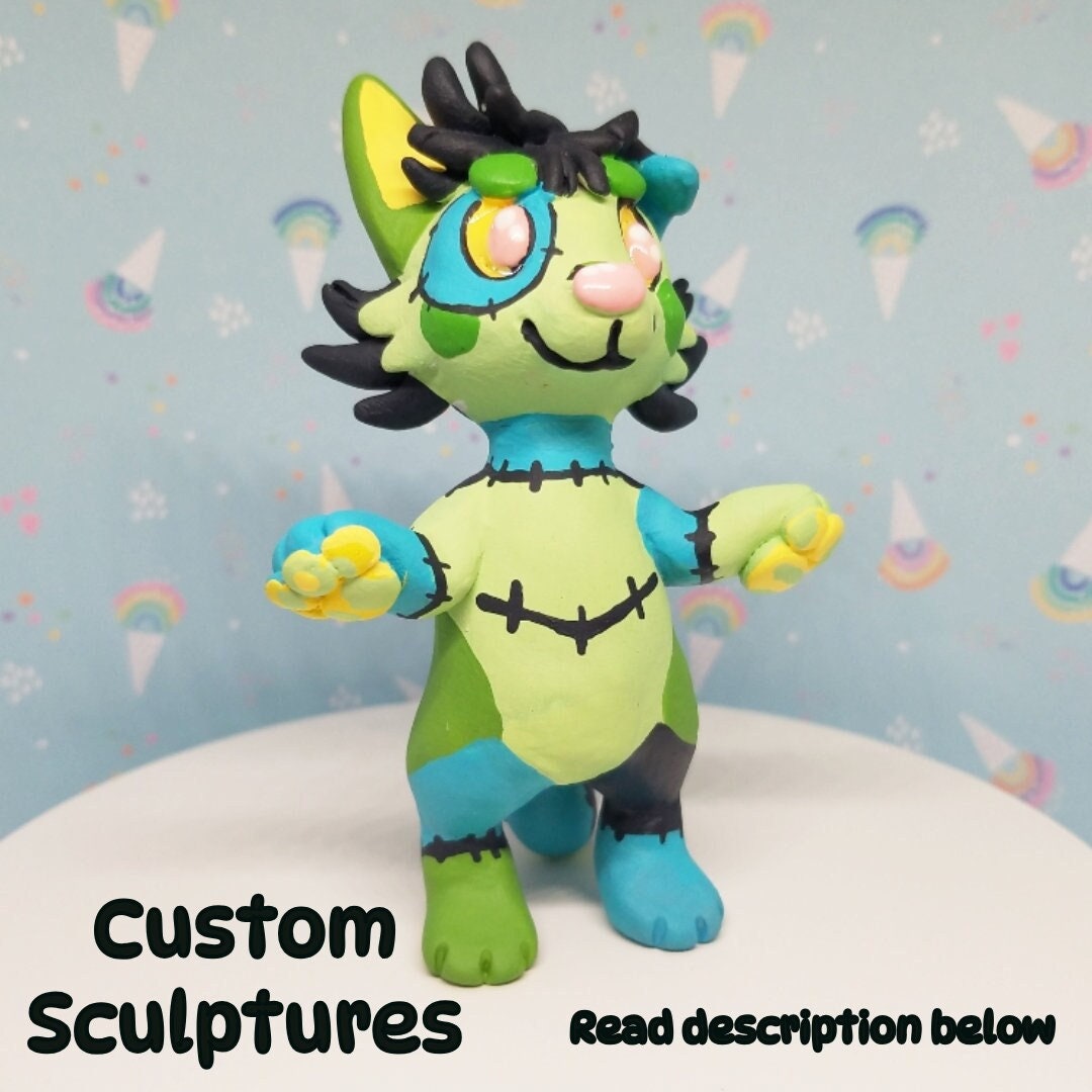 Custom Sculpture Custom Character Sculpture Pet Sculpture Clay Animal ...
