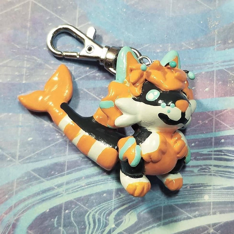 Custom Chibi Dangler Charm Animal Dangler Moving Tail - Etsy