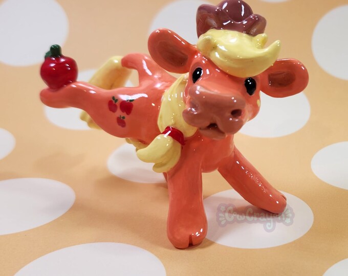 Applejack Cow / Orange Cow / Clown Bull / Mlp / Friendship is Magic ...