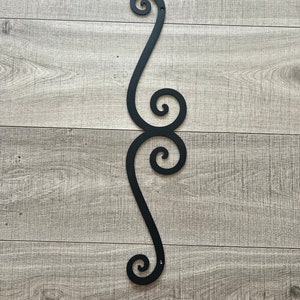 Simple Metal Scroll | Metal Home Decor | Metal Wall Decor | Farmhouse ...