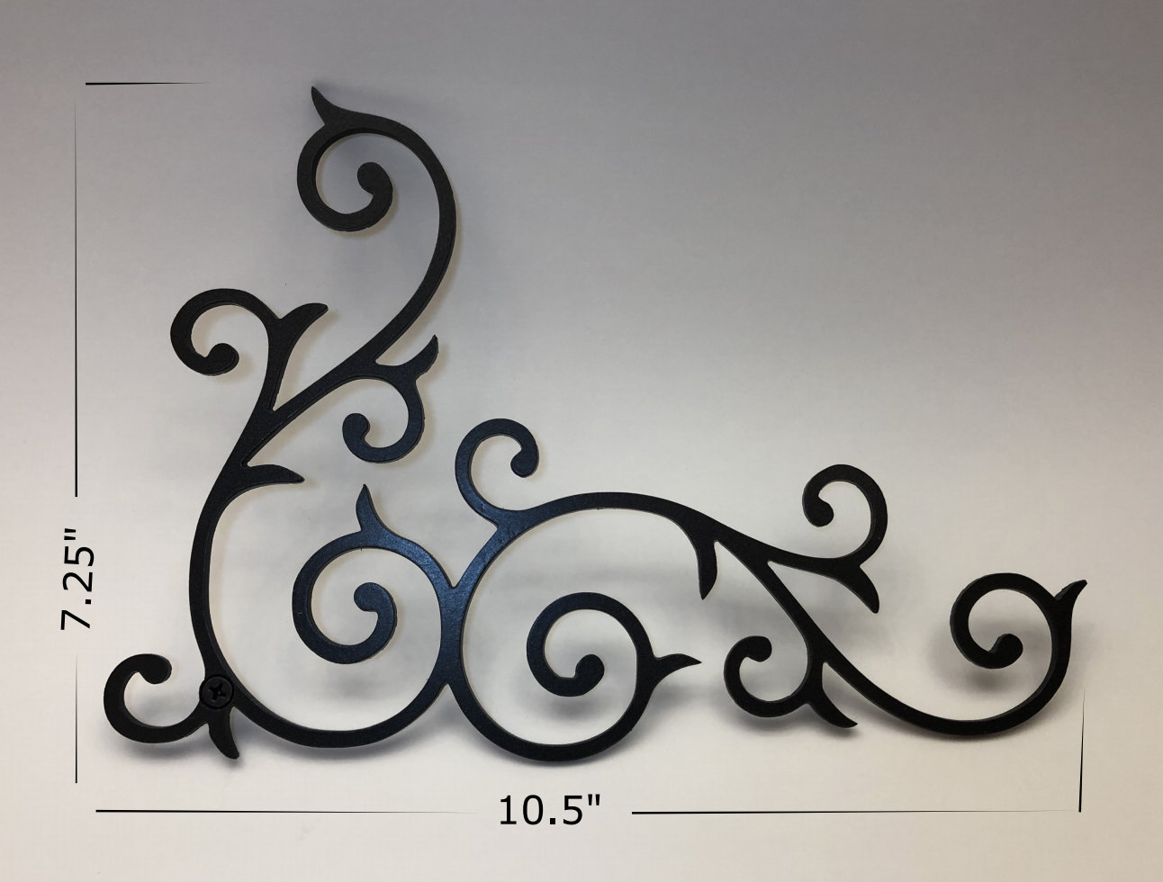 Metal Accent Corner Scroll Pair| Wall Decor | Farmhouse Wall Decor ...