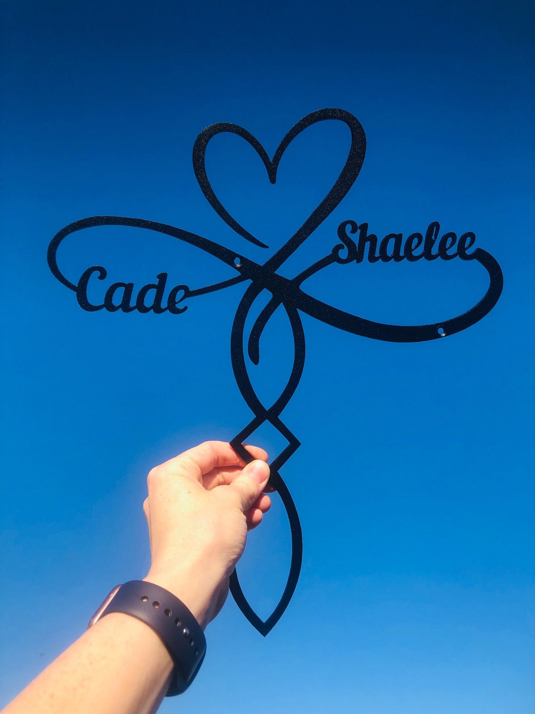 Personalized Metal Wedding Cross | Metal Wedding Gift | Christian ...