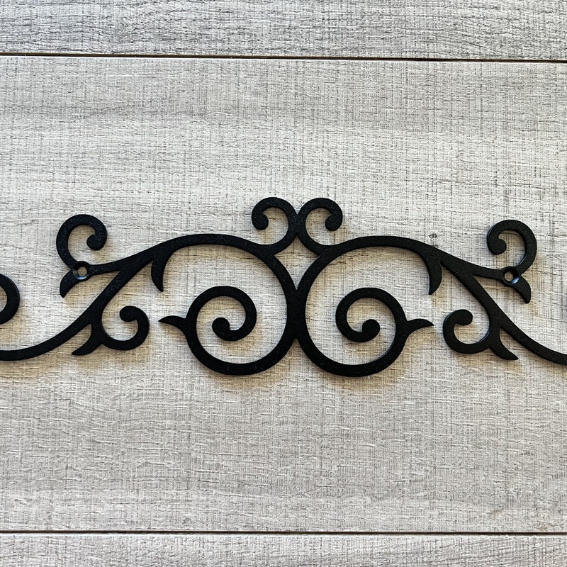 Metal Wall Sign Scroll - Etsy