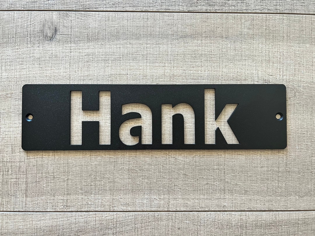 Custom Name Plate - Drop Zone Names - Metal Label - Custom Metal ...