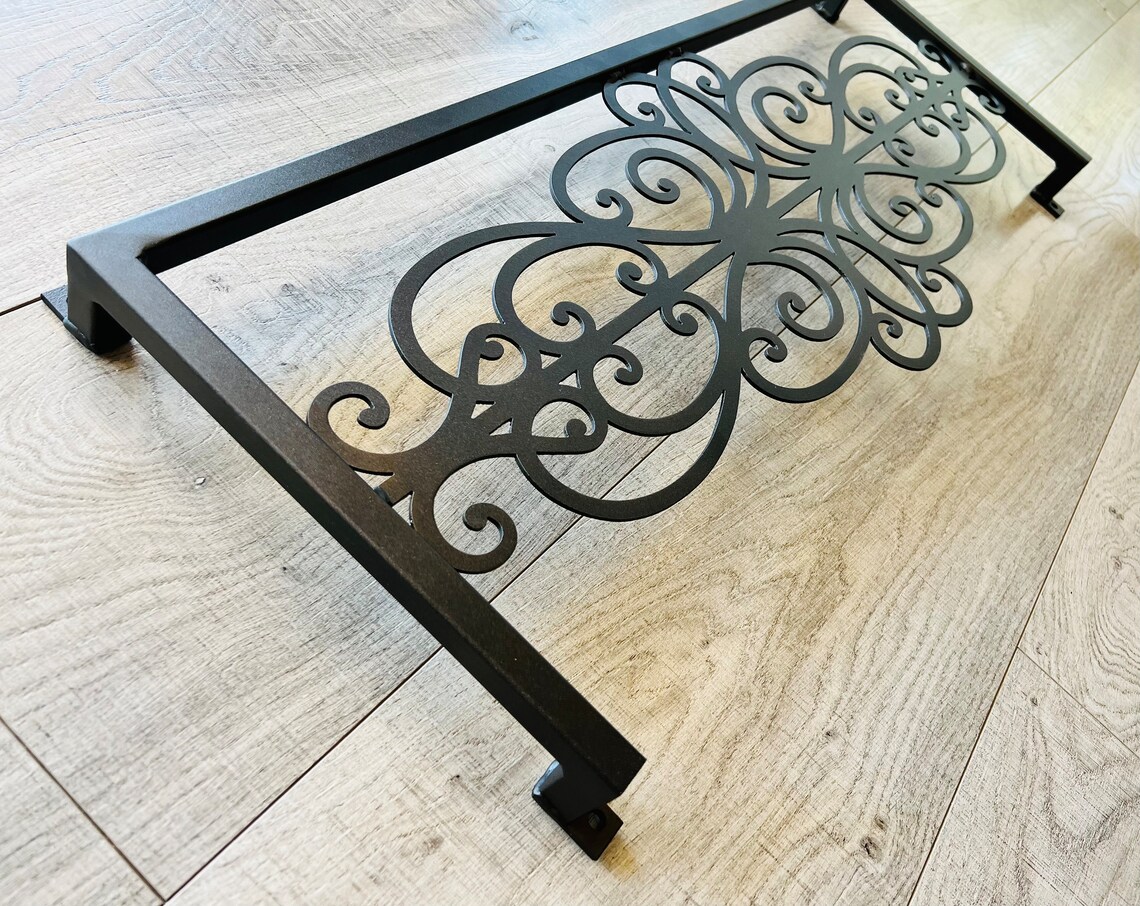 Window Grille Scroll | Custom Metal Window Grate | Customizable Metal ...