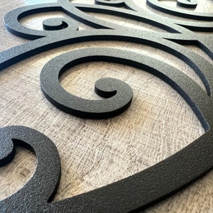 Fancy Metal Scroll | Metal Home Decor | Metal Wall Decor | Farmhouse ...