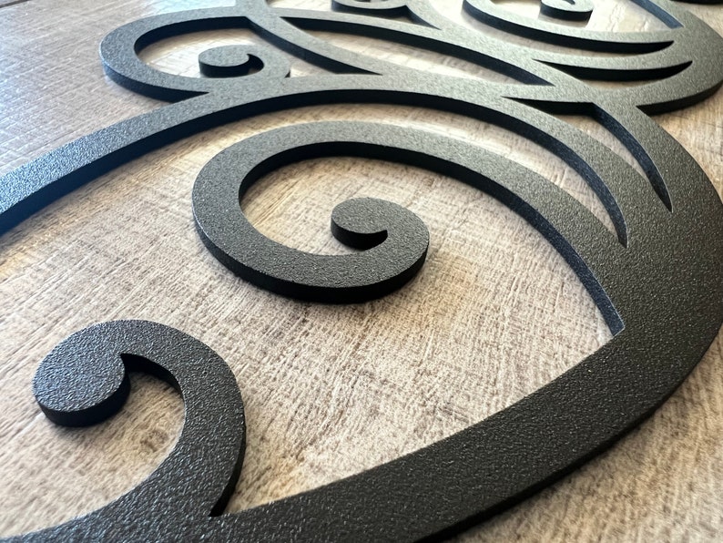 Fancy Metal Scroll | Metal Home Decor | Metal Wall Decor | Farmhouse ...