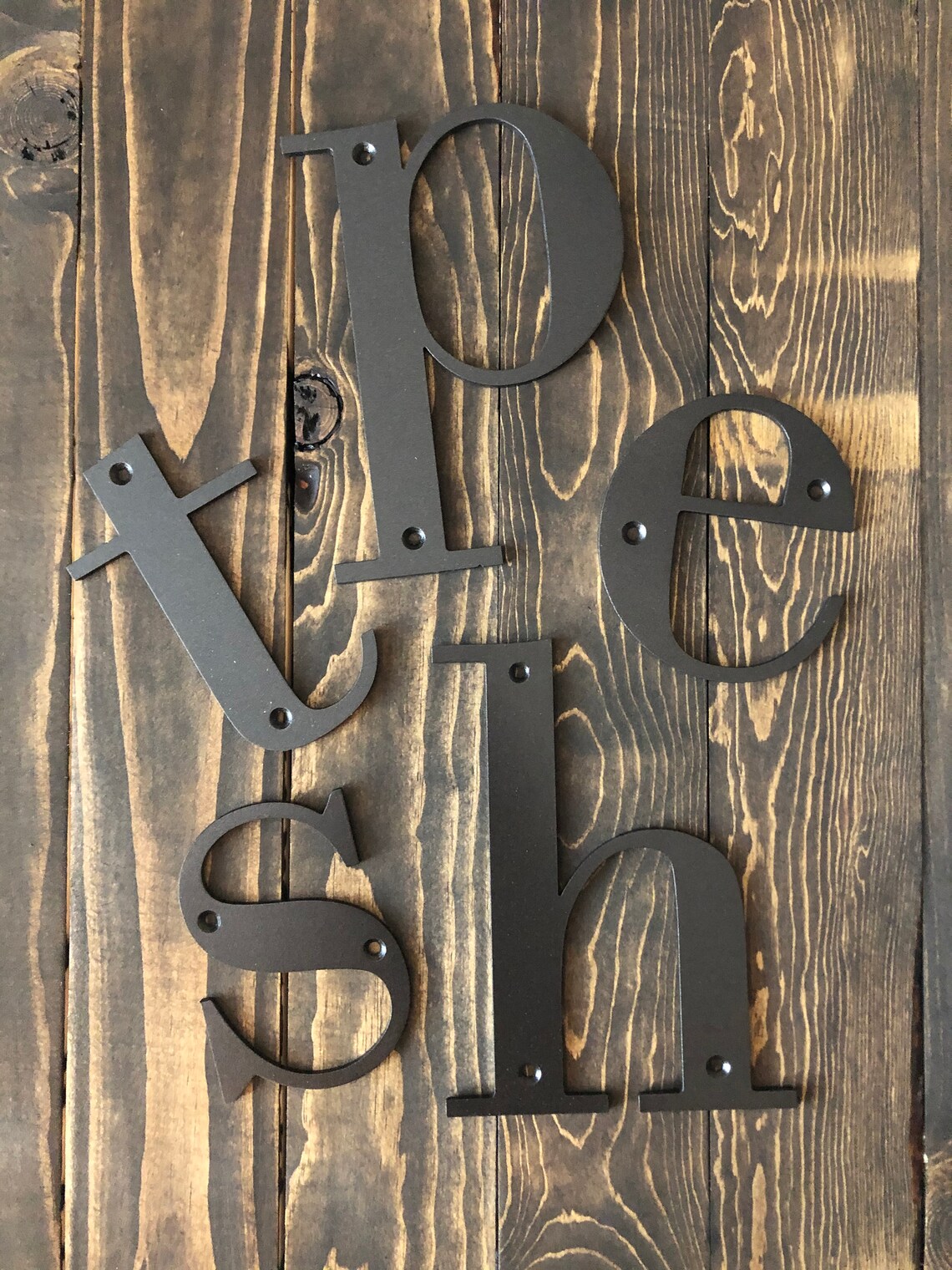 Personalized Metal Letters Home Decor Letter Metal Wall - Etsy