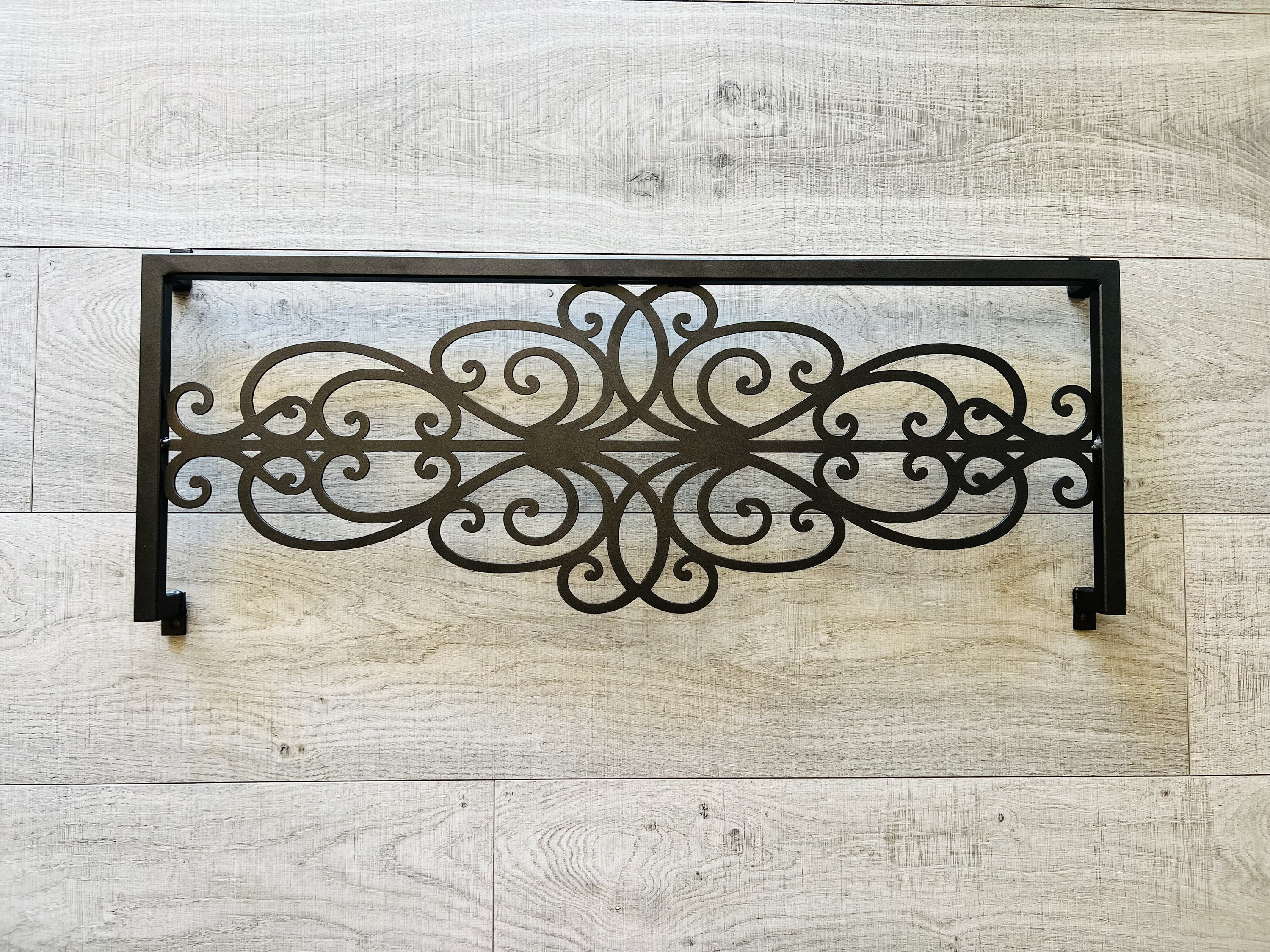 Window Grille Scroll | Custom Metal Window Grate | Customizable Metal ...