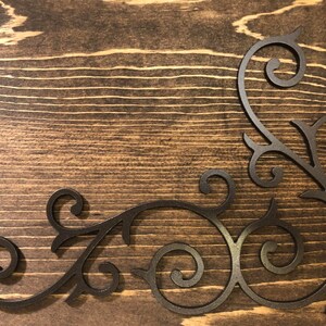 Metal Accent Corner Scroll Pair| Wall Decor | Farmhouse Wall Decor ...