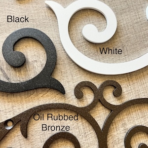 Monogram Metal Scroll | Metal Home Decor | Metal Wall Decor | House ...