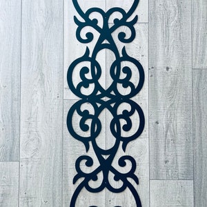 Vertical Metal Scroll | Metal Home Decor | Metal Wall Decor | Farmhouse ...