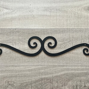 Simple Metal Scroll | Metal Home Decor | Metal Wall Decor | Farmhouse ...