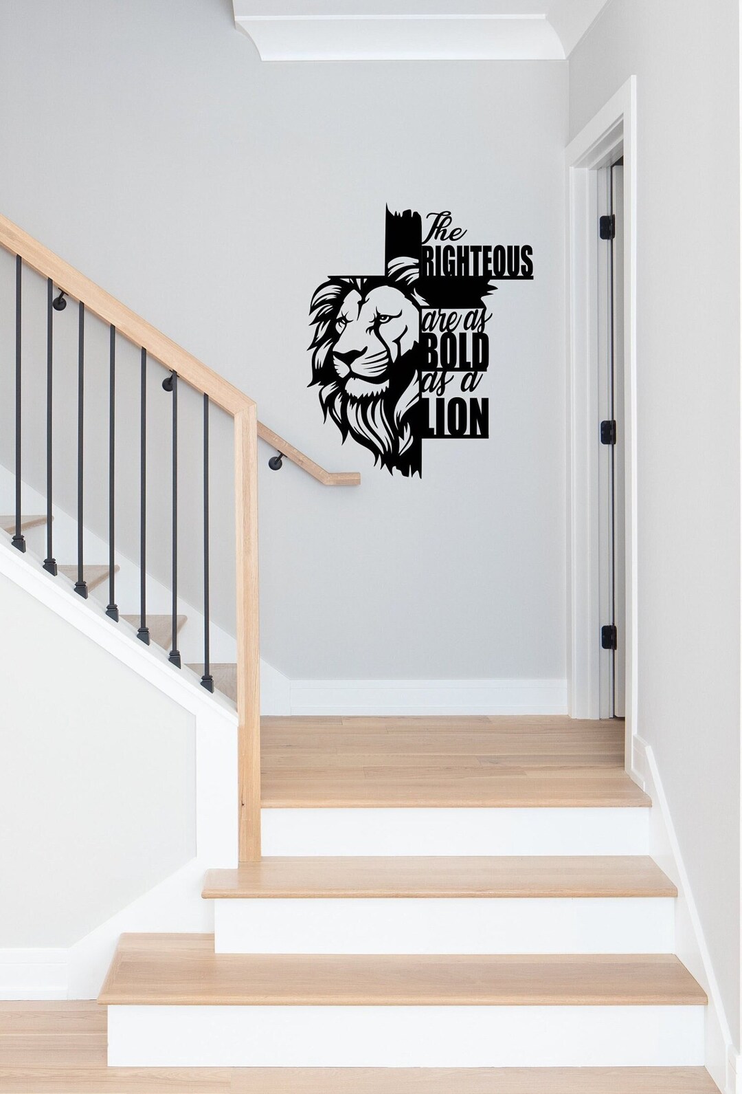Metal Lion of Judah Cross| the Righteous Are as Bold as a Lion ...