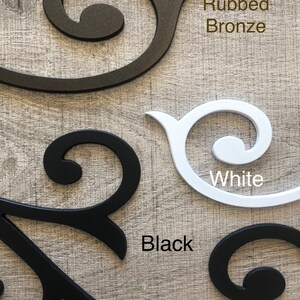 Metal Scroll Metal Home Decor Metal Wall Decor Farmhouse - Etsy