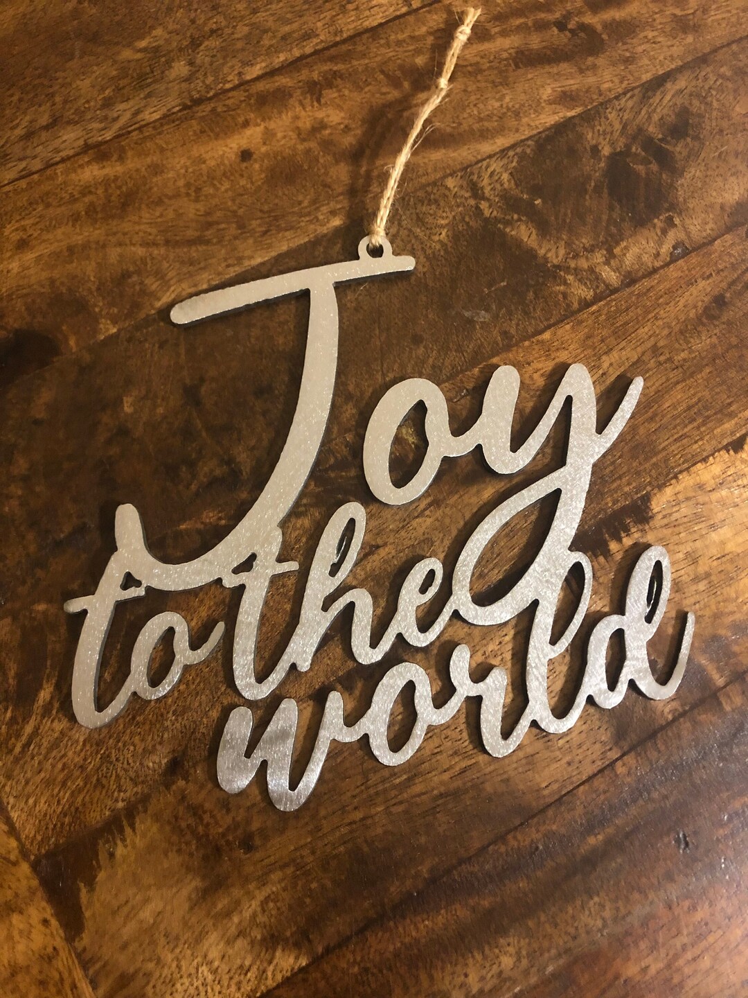 Joy to the World Ornament | Joy to the World Metal Sign - Etsy