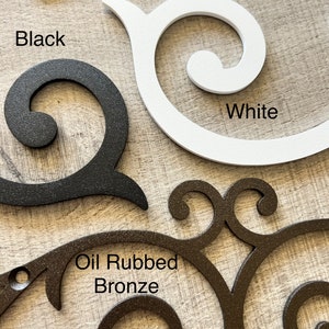 Metal Scroll | Metal Home Decor | Metal Wall Decor | Farmhouse Wall ...