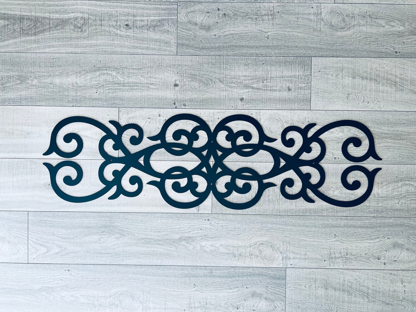Vertical Metal Scroll Metal Home Decor Metal Wall Decor Farmhouse Wall ...