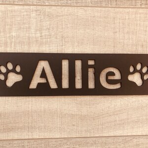 Custom Name Plate Drop Zone Names Metal Label Custom - Etsy
