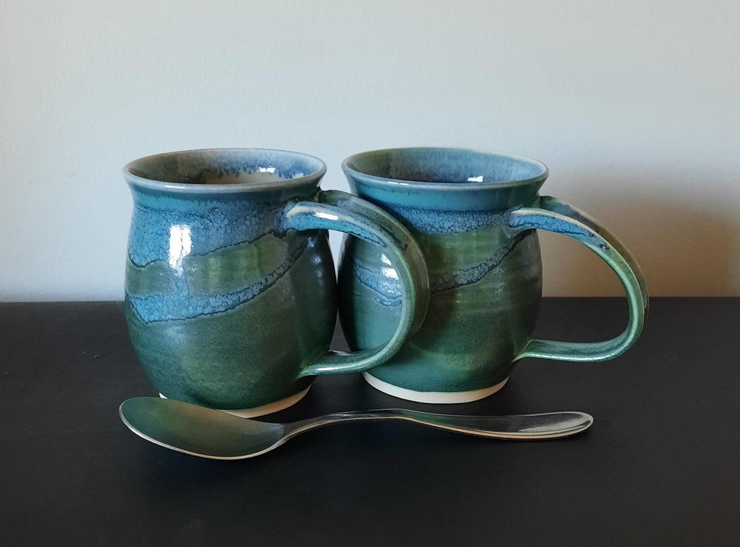 Set of 2 Small Coffee Mugs 8 Oz - Etsy
