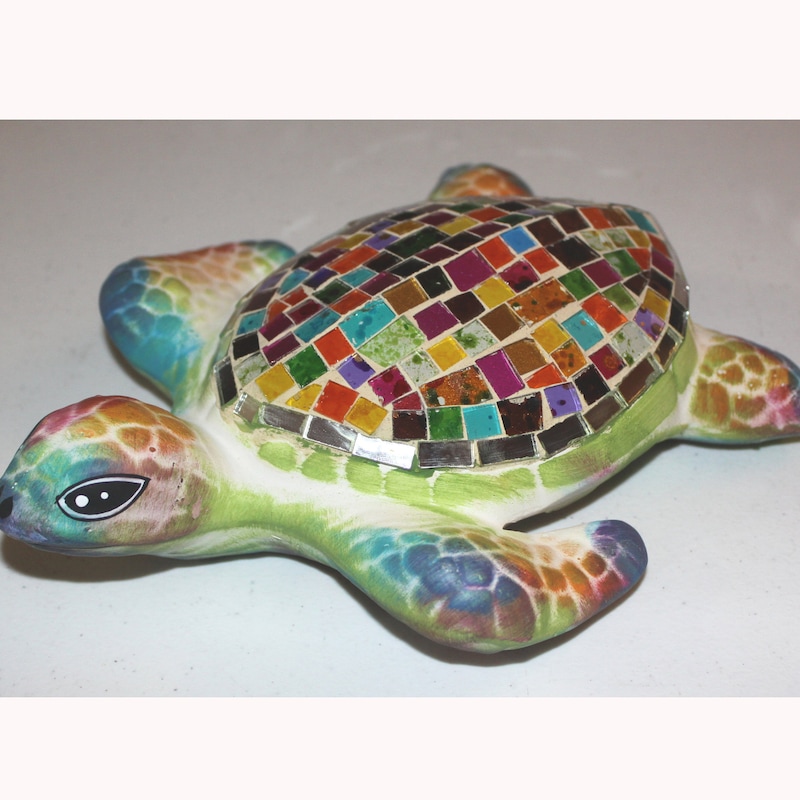Turtle Mosaic - Etsy