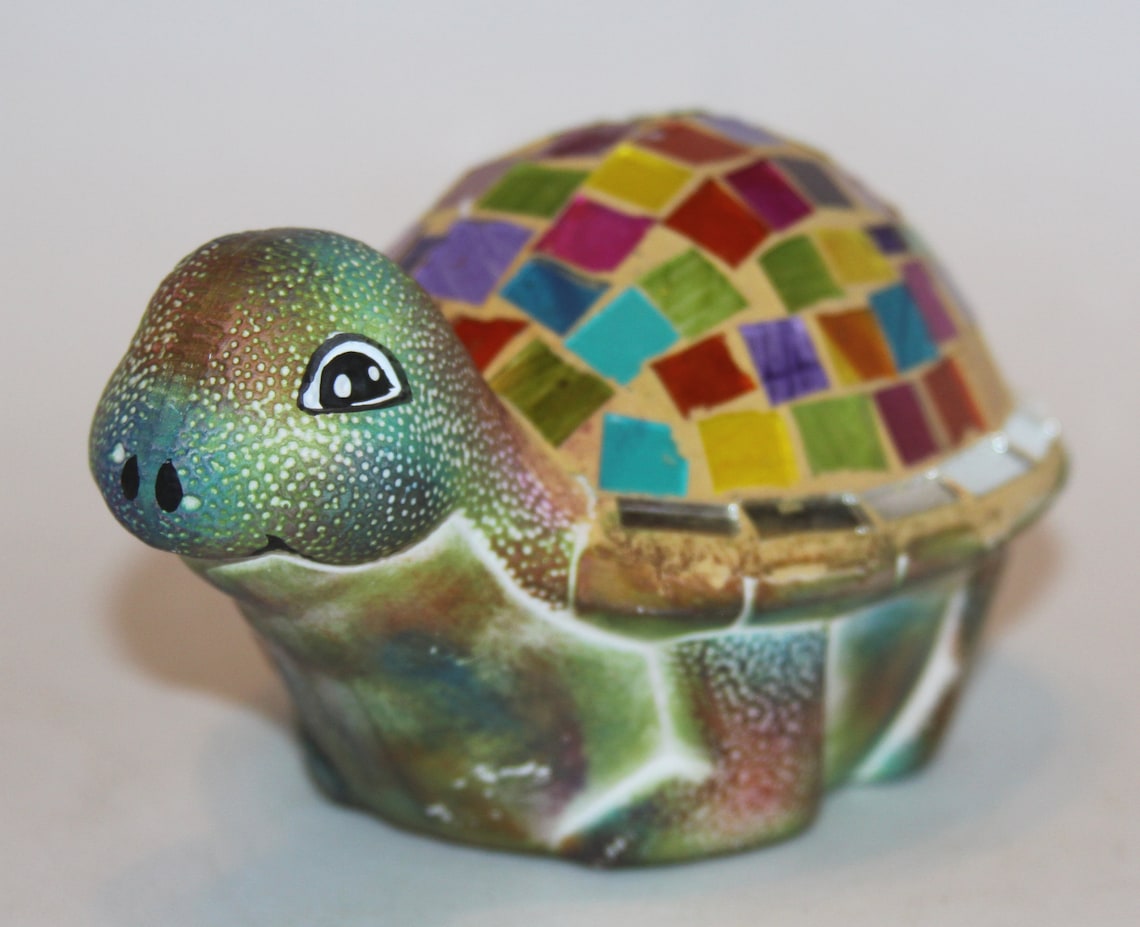 7 Mexican Pottery Mosaic Glass ART Turtle Tortoise Talavera - Etsy