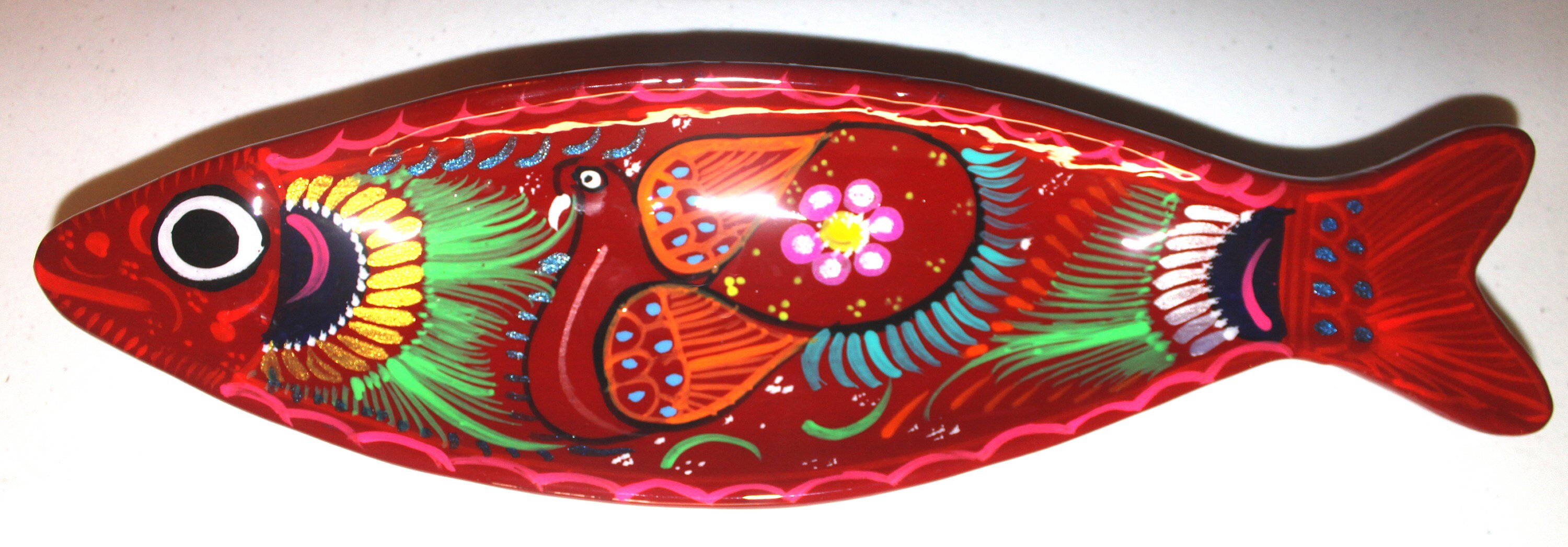 Mexican Pottery FISH Spoon Rest Serving Dish Kitchen Decor - Etsy