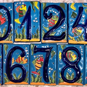 Iron Frame Plaque Holder for Tiles House Numbers Home Address Tiles ...