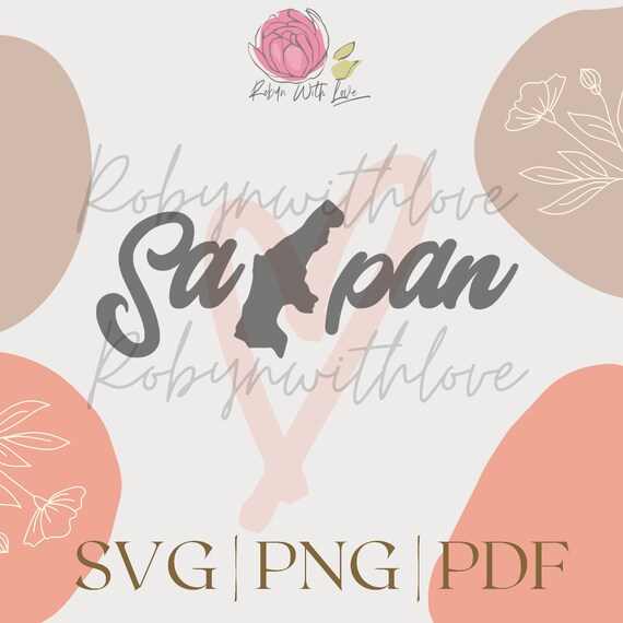 Saipan Svg Decal Chamorro Digital File Islander Svg | Etsy