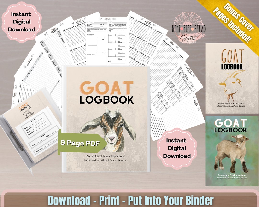 Goat Planner, Record Keeping Logbook, Download Manage Goat Profiles ...
