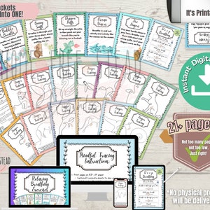 Finger Tracing Cards, Finger Maze PDF File, Calming Breathing ...