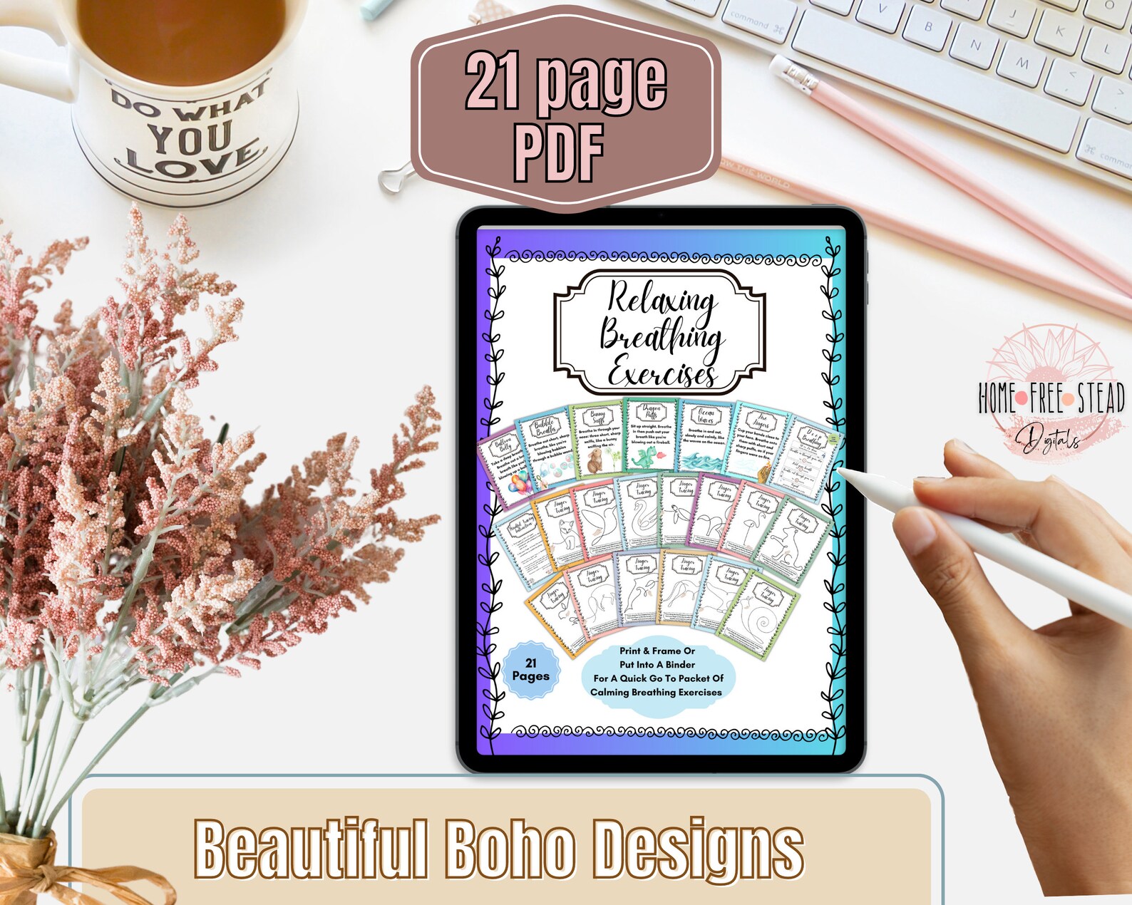 Finger Tracing Cards, Finger Maze PDF File, Calming Breathing ...