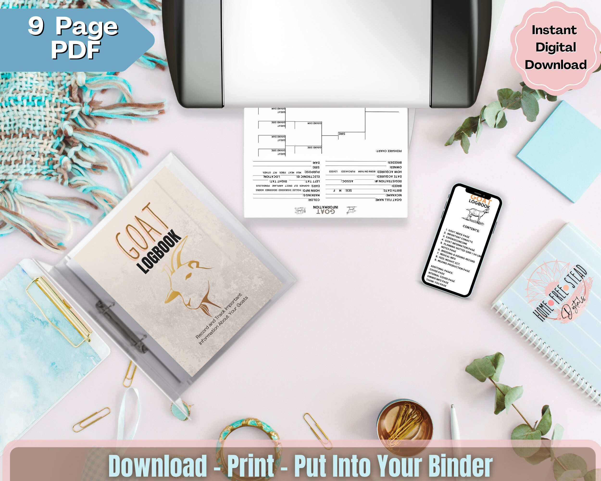 Goat Planner, Record Keeping Logbook, Download Manage Goat Profiles ...