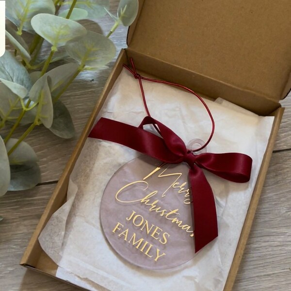 Flat Bauble Box - Etsy UK