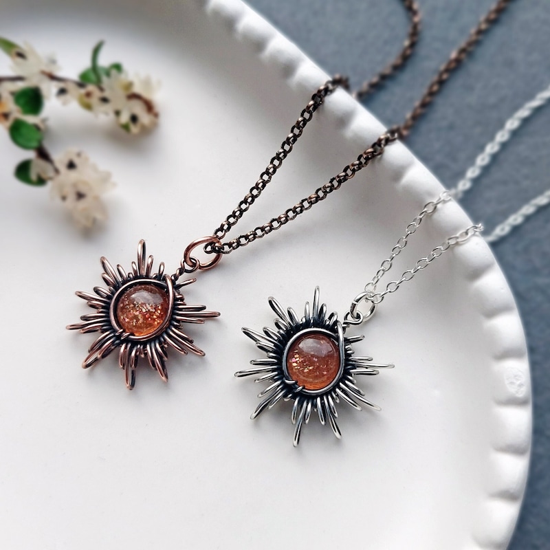 Sun Pendant - Etsy