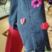 Hand Decorated Denim Jacket .... "oh Poppy" - Etsy