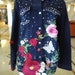 Hand Decorated Denim Jacket .... "oh Poppy" - Etsy