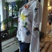 Hand Decorated White Denim Jacket .... " BUTTERFLY World" - Etsy