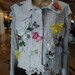 Hand Decorated White Denim Jacket .... " BUTTERFLY World" - Etsy