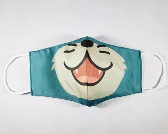 Fun Animal Cute Reusable Cloth Face Masksface Coverings for | Etsy