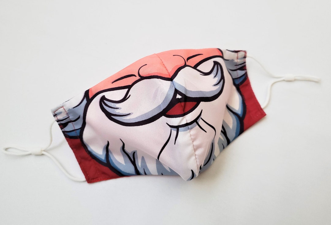 Santa Face Mask, Santa Claus Mask, Santa Mask, Santa Claus Face Mask ...