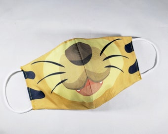 Fun Animal Cute Reusable Cloth Face Masksface Coverings for | Etsy